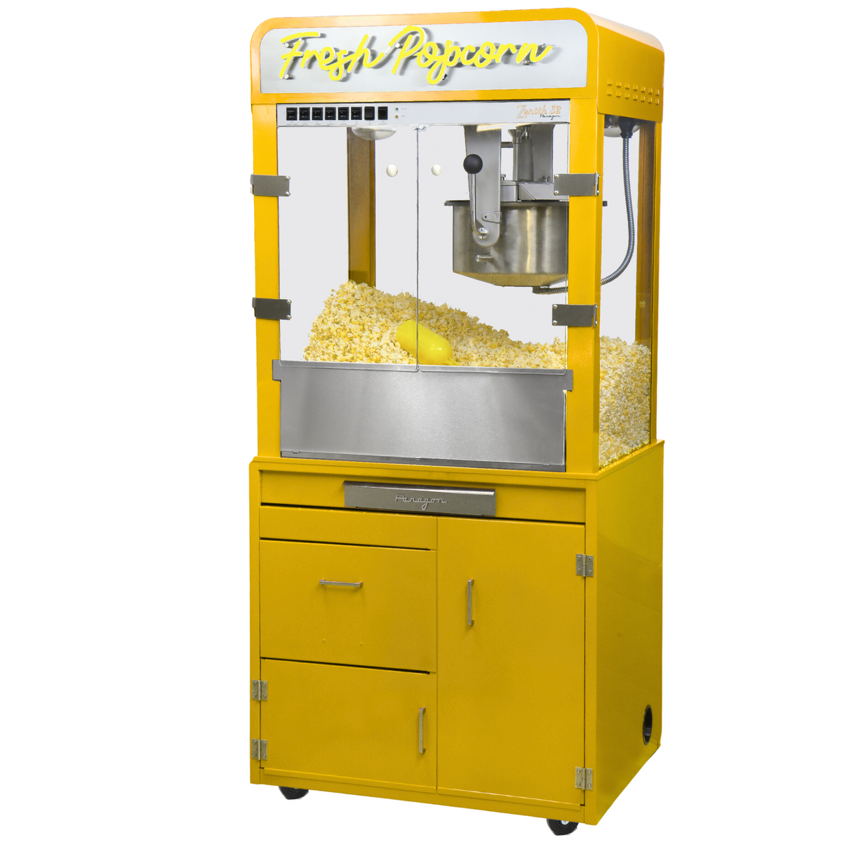 Zenith 48 Oz Large Commercial Popcorn Machine - Yellow — Paragon ...