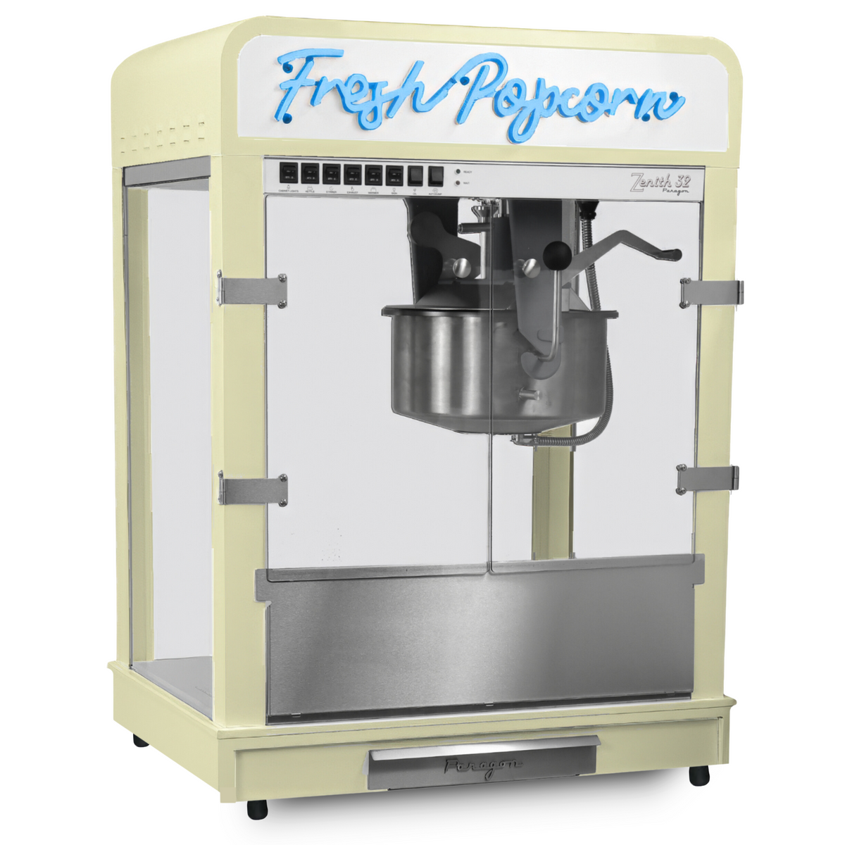 Zenith 32 oz. Popcorn Machine - Cream — Paragon Concessions