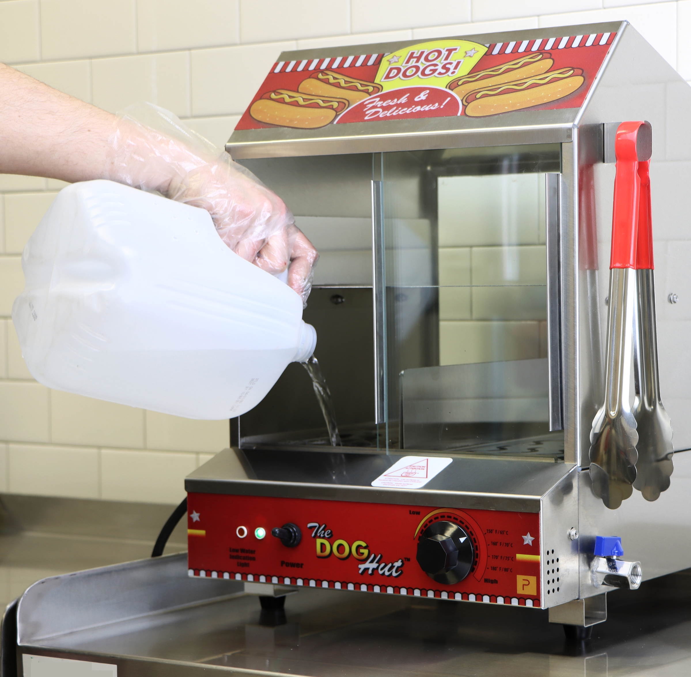 Dog Hut Hot Dog Steamer - Blemished — Paragon Concessions