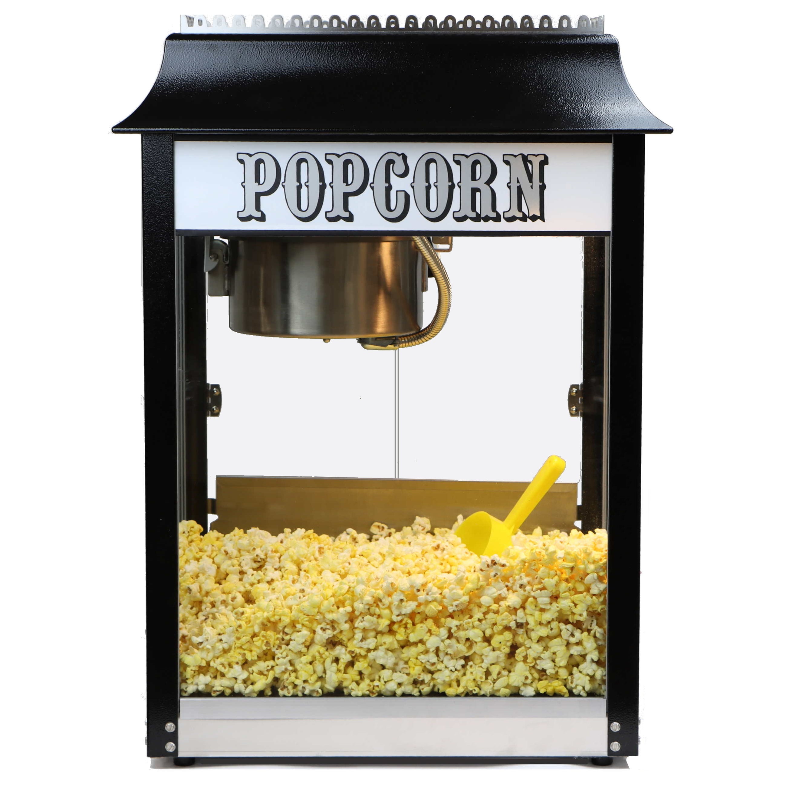 1911 8 Ounce Black & Chrome Popcorn Machine — Paragon Concessions