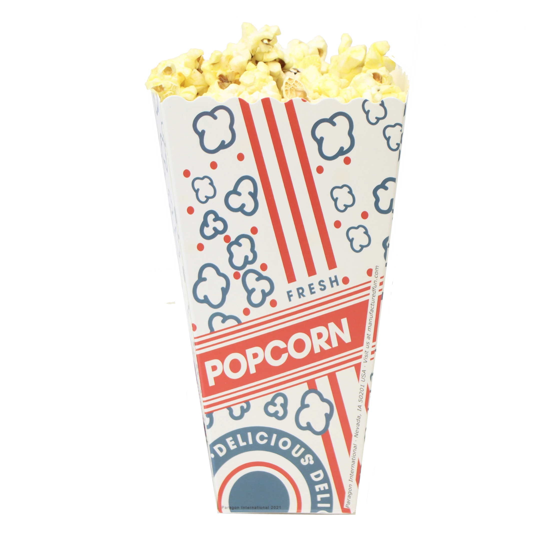 Small Scoop Popcorn Boxes - Open Top Popcorn Boxes — Paragon Concessions