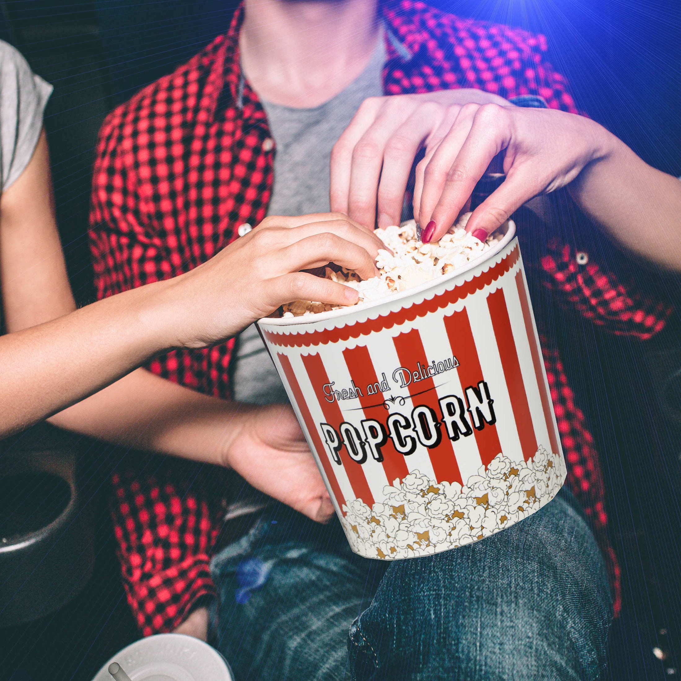 Large Popcorn Buckets (85 oz) - Packs 25, 50, 100 — Paragon Concessions